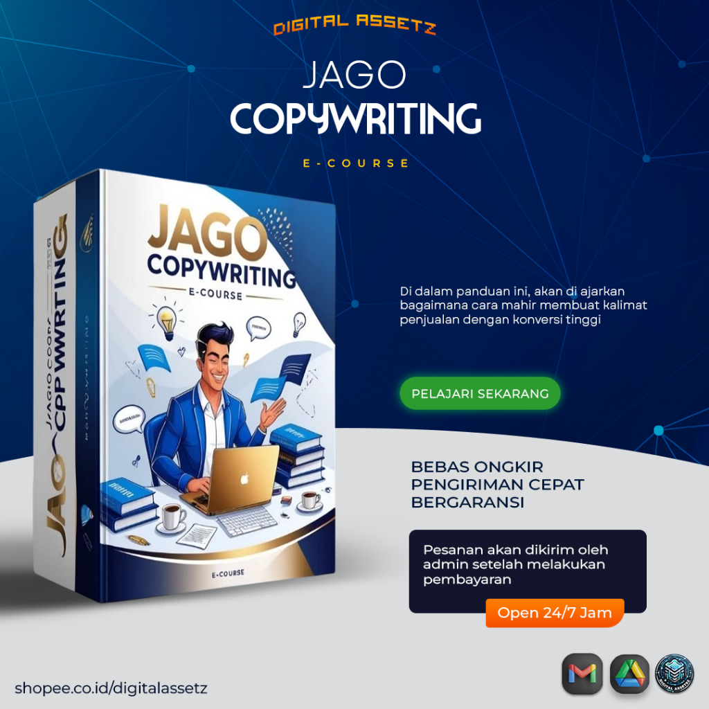 Jual [JL9] JAGO COPYWRITING bagaimana cara mahir membuat kalimat penjualan dengan konversi ...