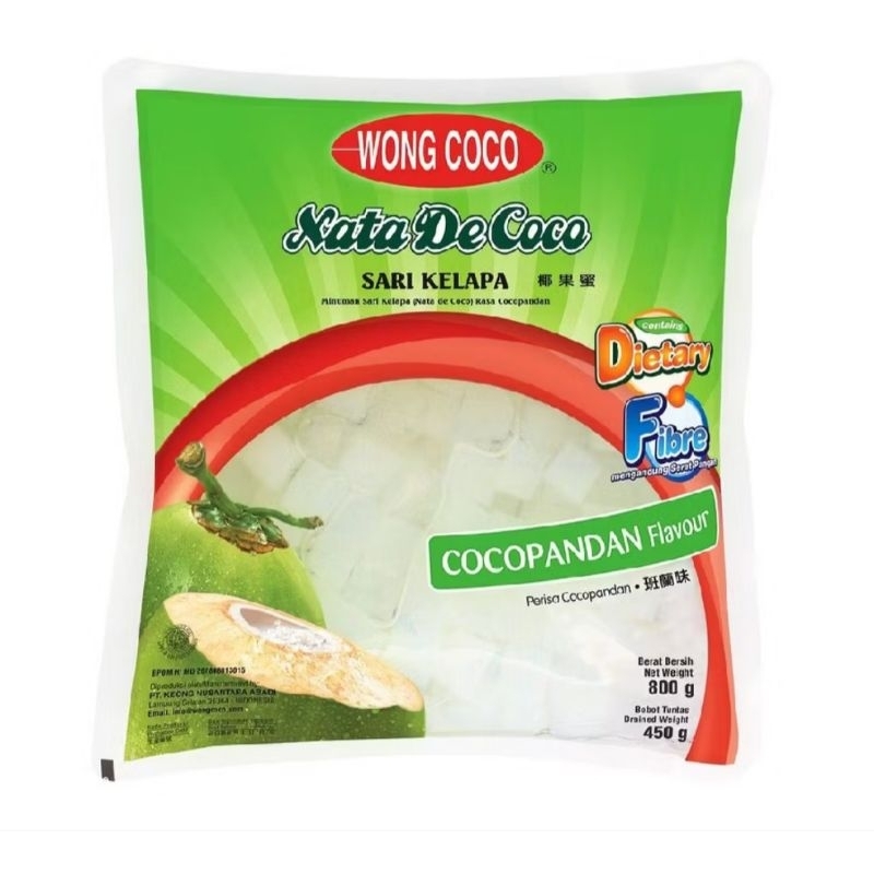 Jual Wong Coco Nata De Coco Kemasan Bantal 800gr | Shopee Indonesia
