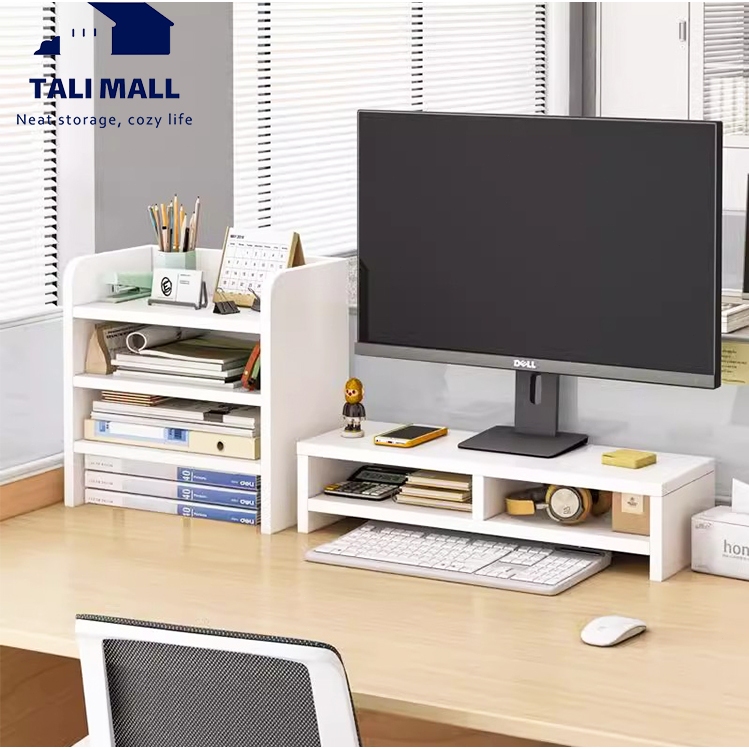 Jual Stand Monitor Kayu Rak Monitor Desktop Rak Buku Kayu Rak Monitor ...