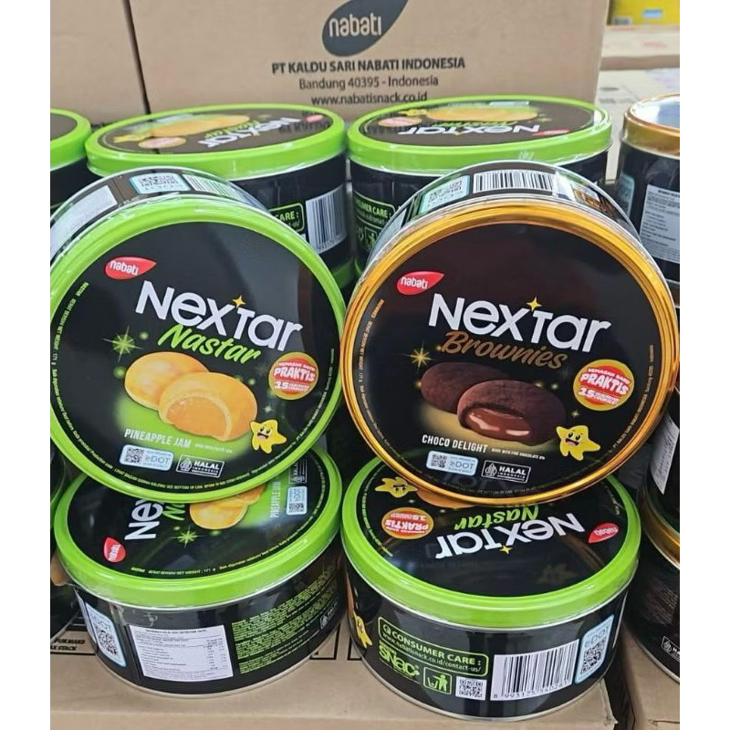 Jual Nextar Kaleng Cake Cookies lembut Brownis Nastar 160/171 gr | Shopee Indonesia