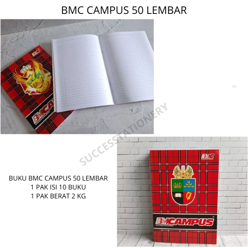 Jual BUKU TULIS /BMC CAMPUS / BUKU TULIS SEKOLAH ISI 50 LEMBAR | Shopee ...