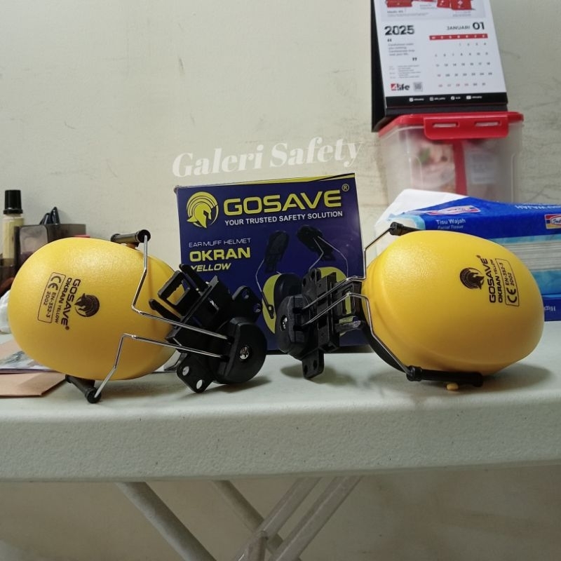 Jual Earmuff Safety Untuk Helm / Penutup Telinga Earmuff Gosave Okran ...