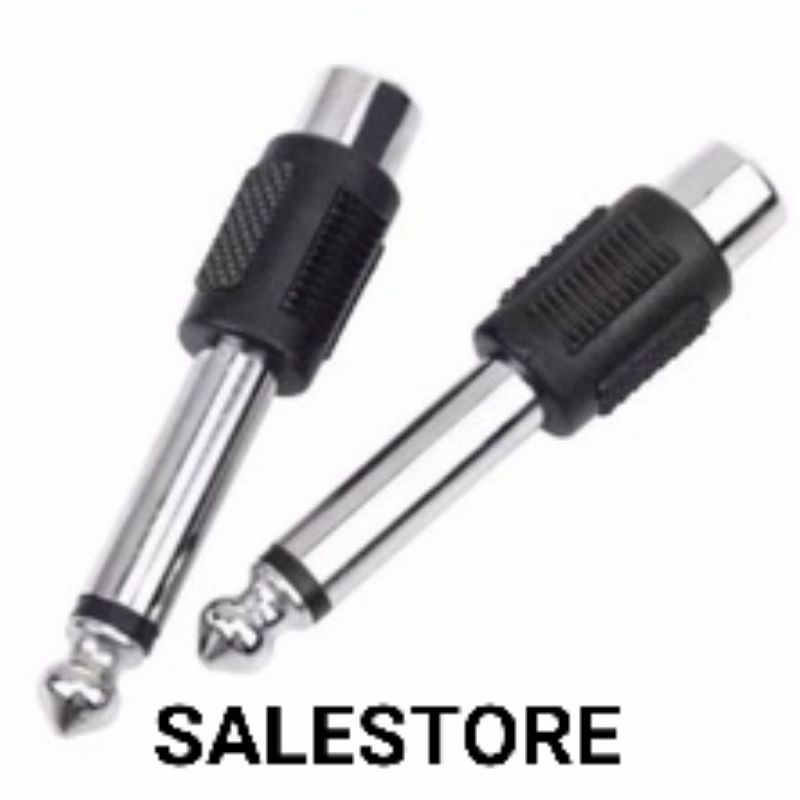 Jual Jack RCA To Akai Mono Plastik Konverter Jak RCA Ke Toa Mono ...