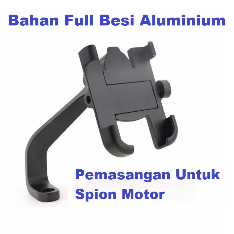 Jual Holder HP Hand Phone Sepeda Motor Stand Handphone Senderan Dudukan ...