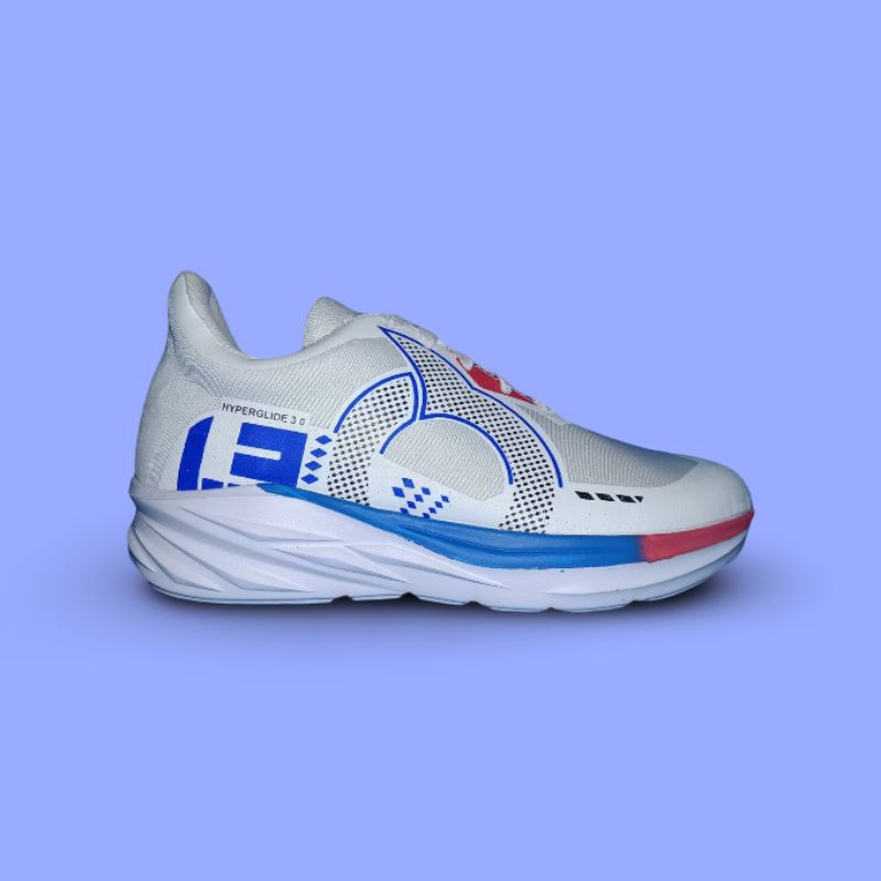 Jual Ortuseight Sepatu Running Putih Biru sol Putih | Hyperglide 2.0 ...