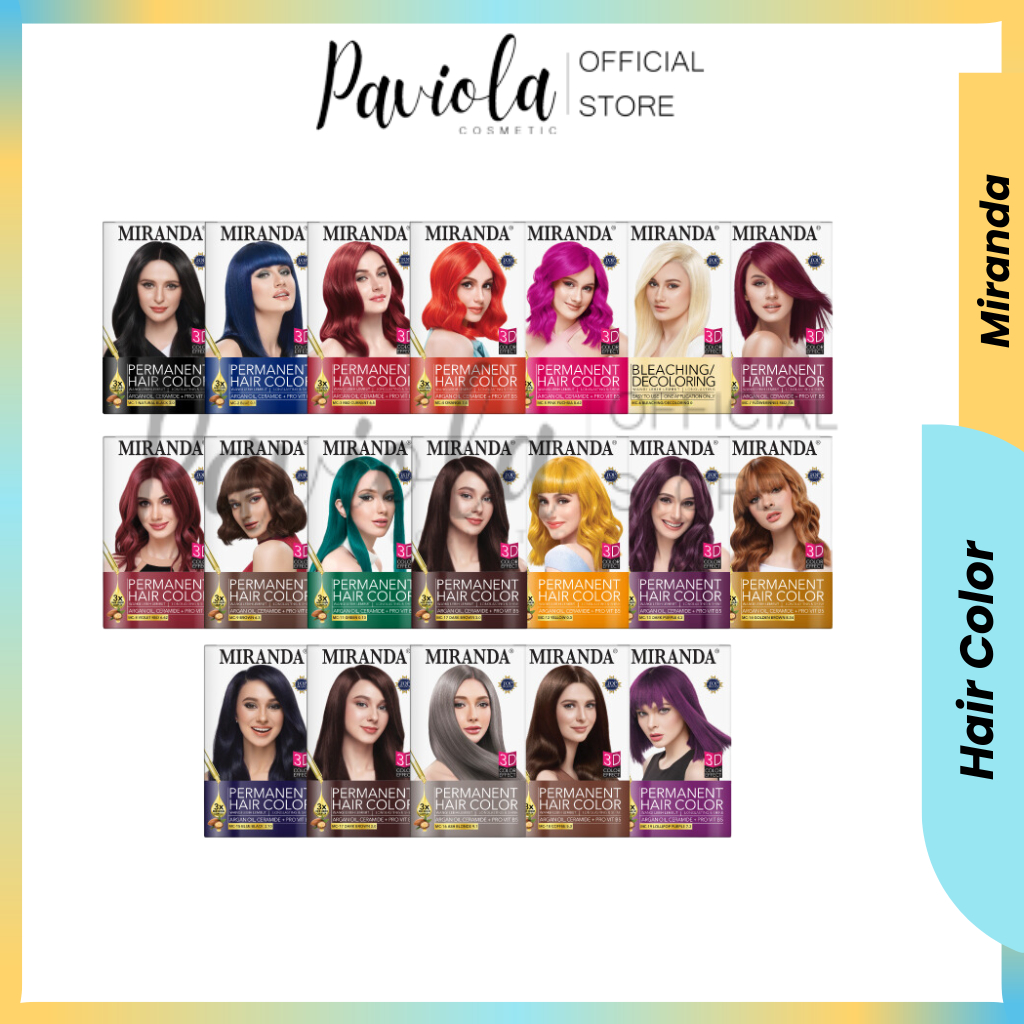 Jual Miranda Hair Color 30ml | Cat Pewarna Rambut Miranda Ukuran 30ml ...