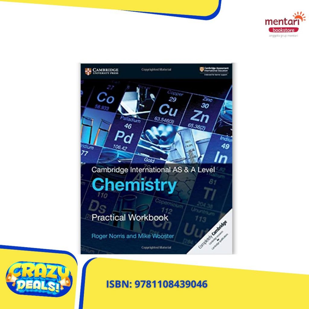 Jual Cambridge International AS & A Level Chemistry Practical Workbook ...