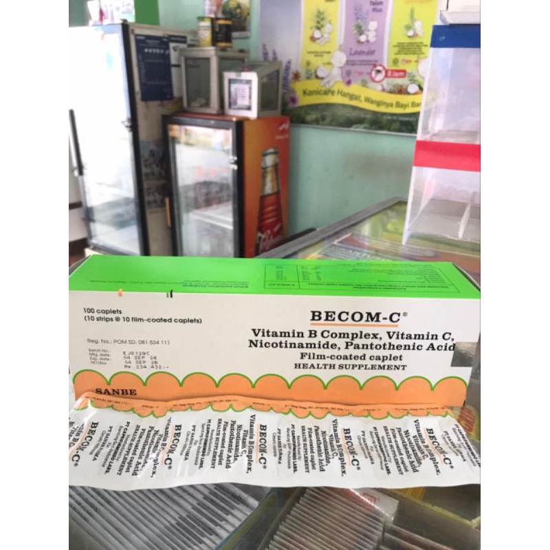 Jual BECOM-C ( 10 KAPLET ) | Shopee Indonesia