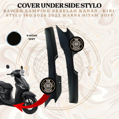 Jual Cover under side STYLO bawah samping Kanan-Kiri STYLO 160 2024 ...