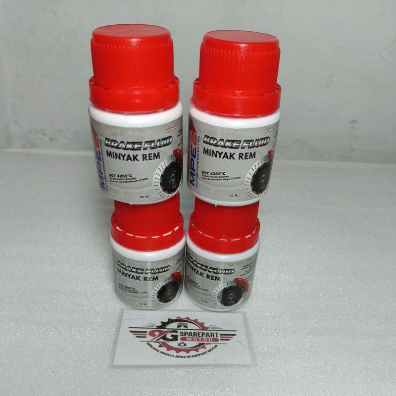 Jual Minyak rem MPE2 DOT 4265°C 50ML ( 1 pics ) | Shopee Indonesia