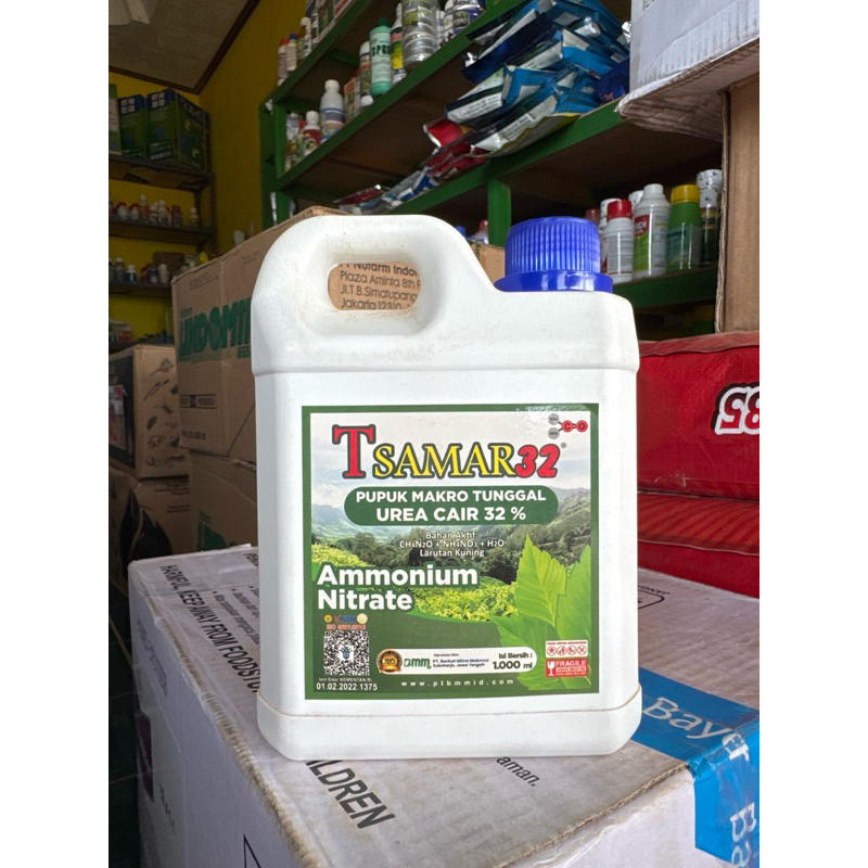 Jual Pupuk Urea Cair 32% Tsamar 32 Amonium Nitrat 1 Liter | Shopee ...