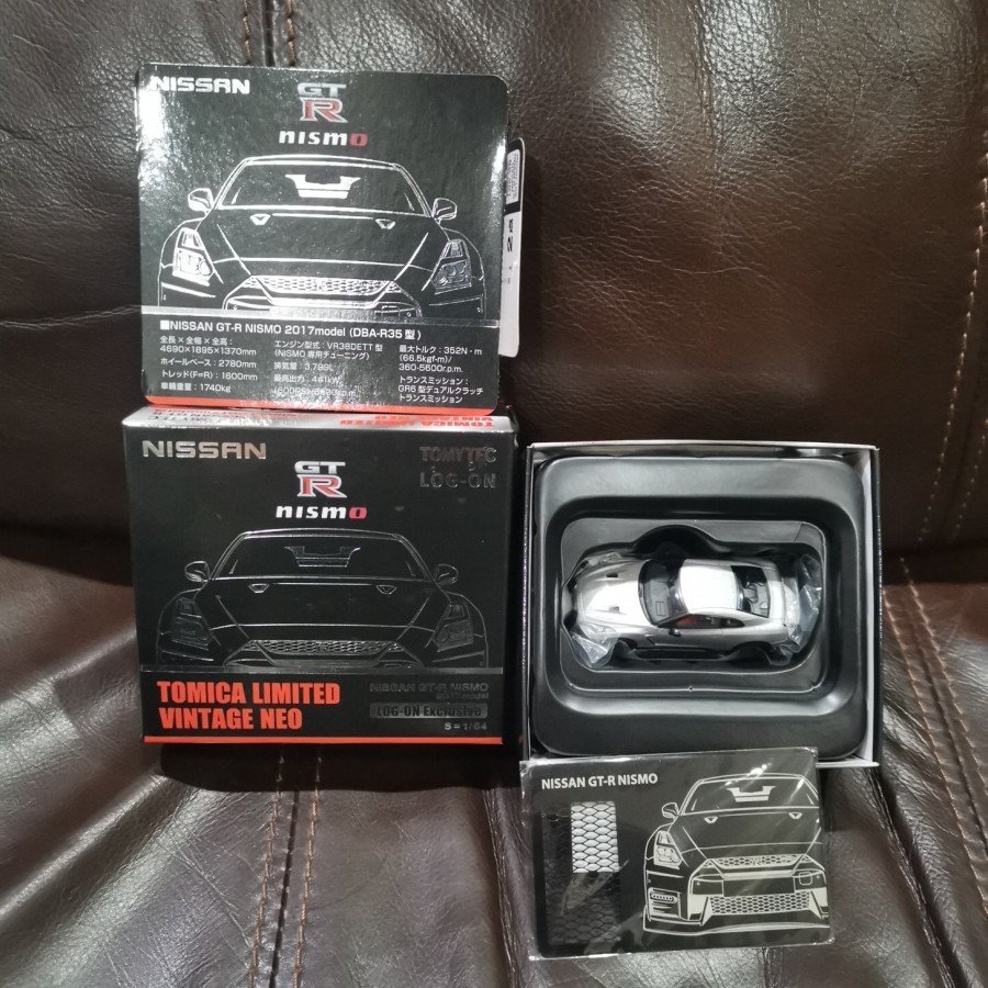Jual TLVN Tomica Limited Vintage Neo Nissan GTR R35 Nismo Log On Exclusive 2017 Model | Shopee ...