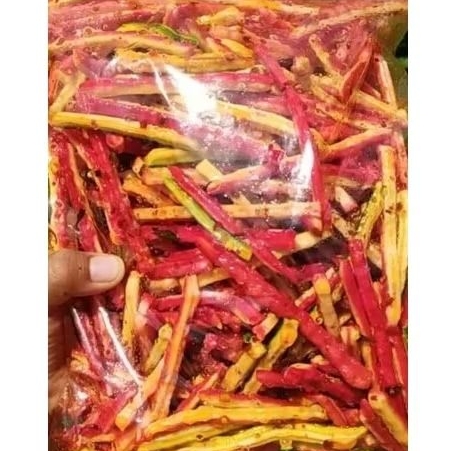 Jual seblak beton jaat pedas daun jeruk 1kg/keruk seblak jaat/seblak ...