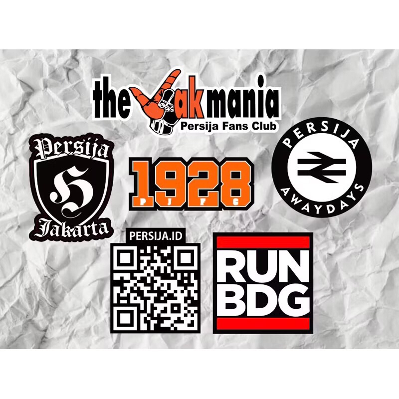 Jual stiker persija the jackmania 1928 satu set | Shopee Indonesia