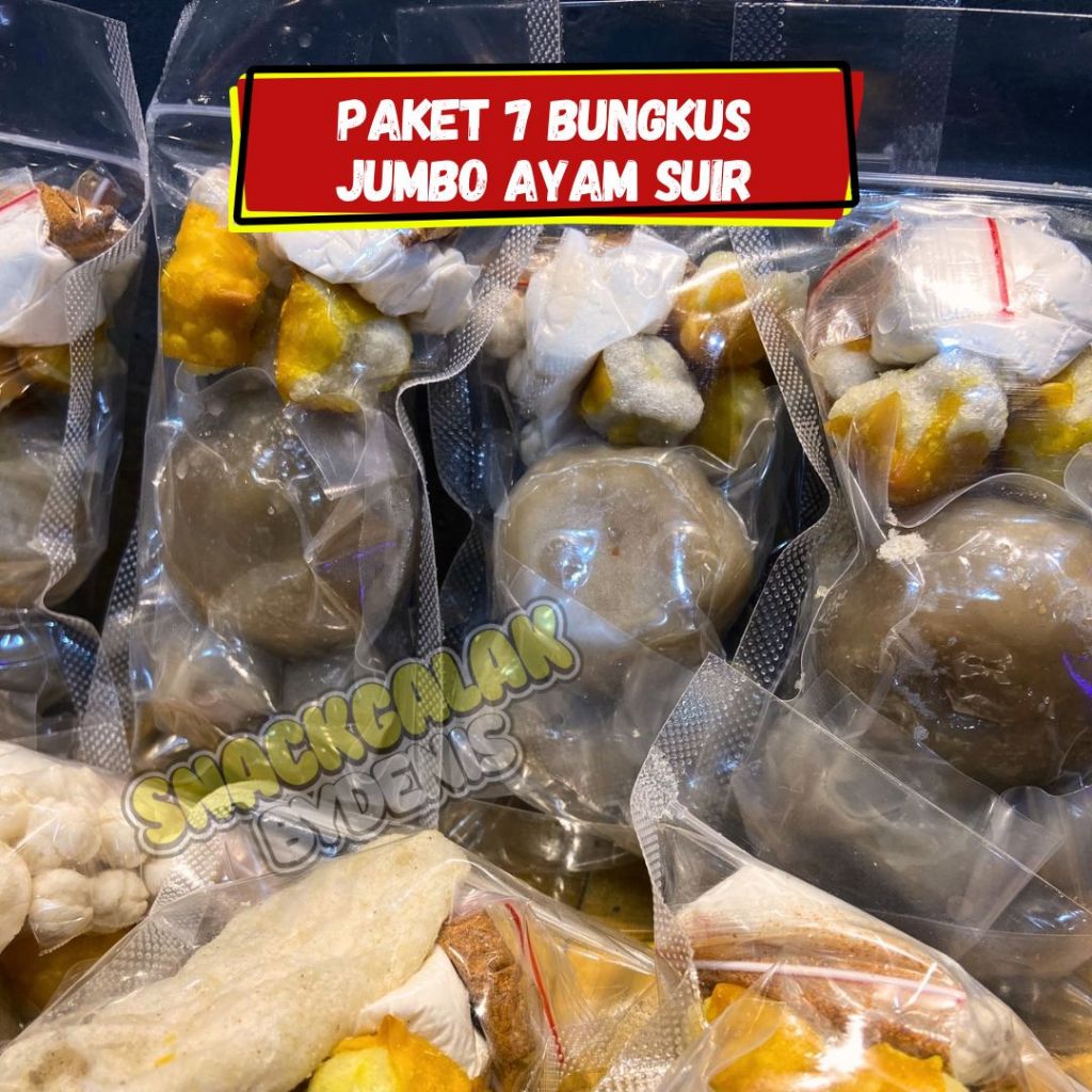 Jual Paket 7 Bungkus Baso Aci ayamSuir Pedas/Baso aci Murah / Baso Aci ...