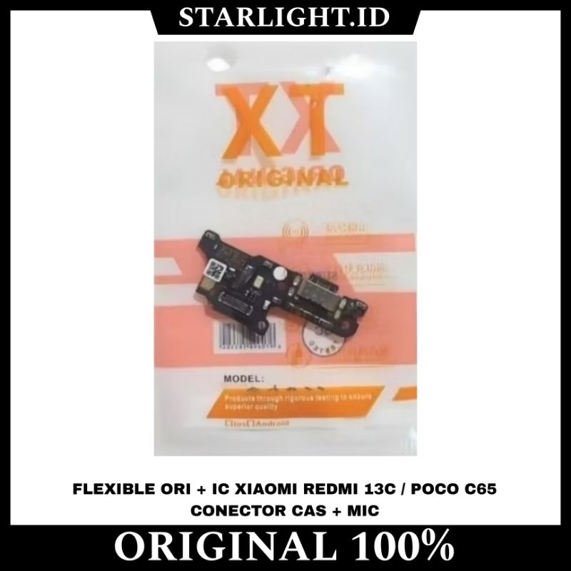 Jual FLEXIBLE FLEKSIBEL BOARD KONEKTOR CONNECTOR CHARGER PAPAN CAS ORI + IC XIAOMI REDMI 13C ...