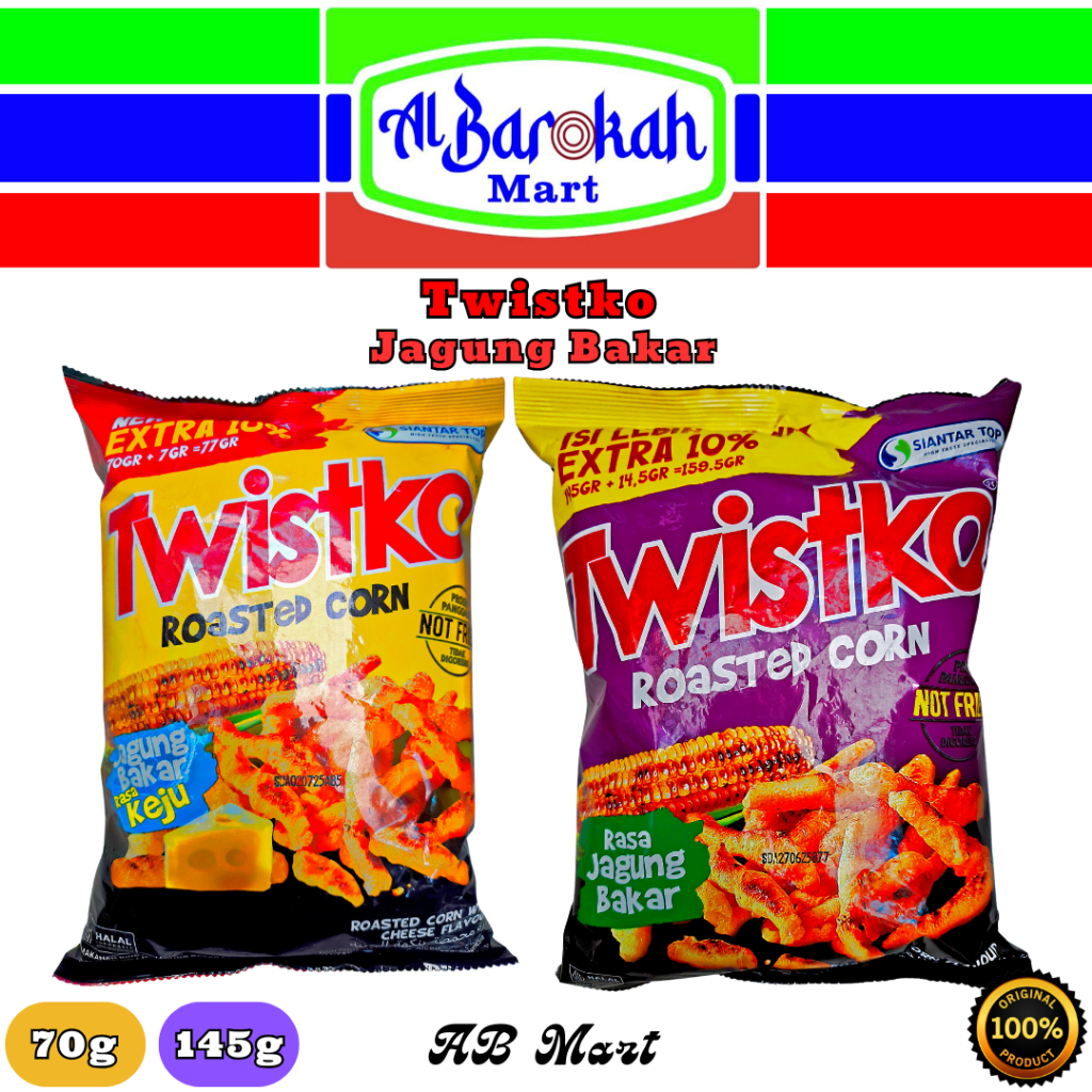 Jual Twistko Jagung Bakar 70g | 145g | Shopee Indonesia