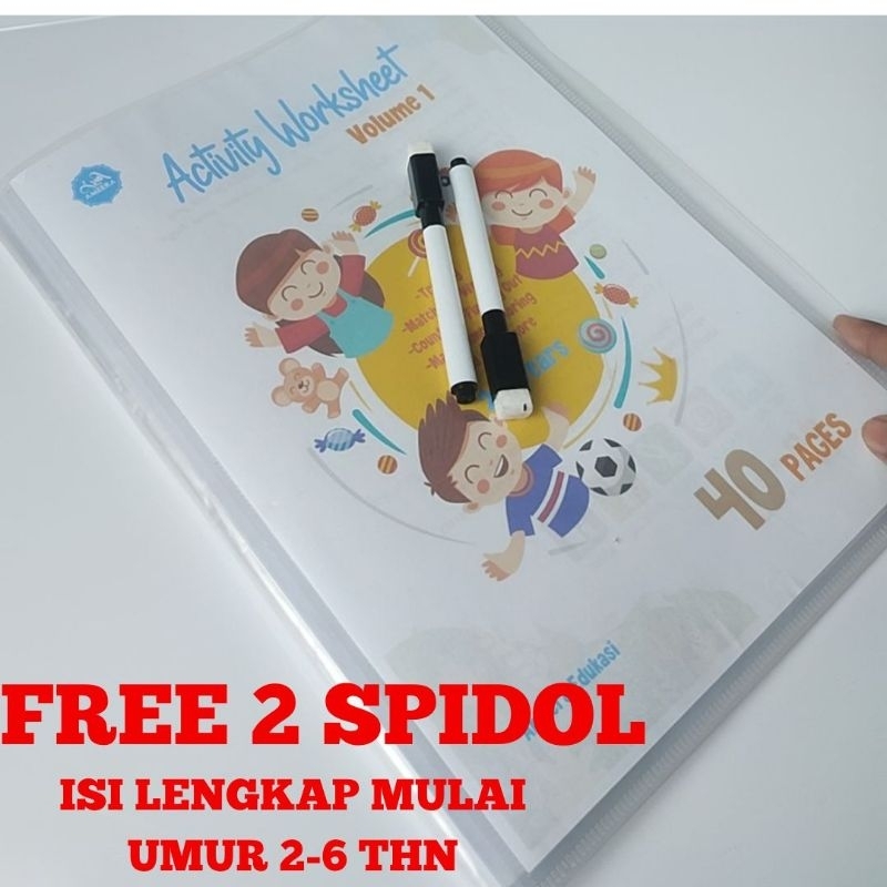 Jual Buku Aktivitas Pertama Anak Activity Worksheet Anak Edukasi Anak ...