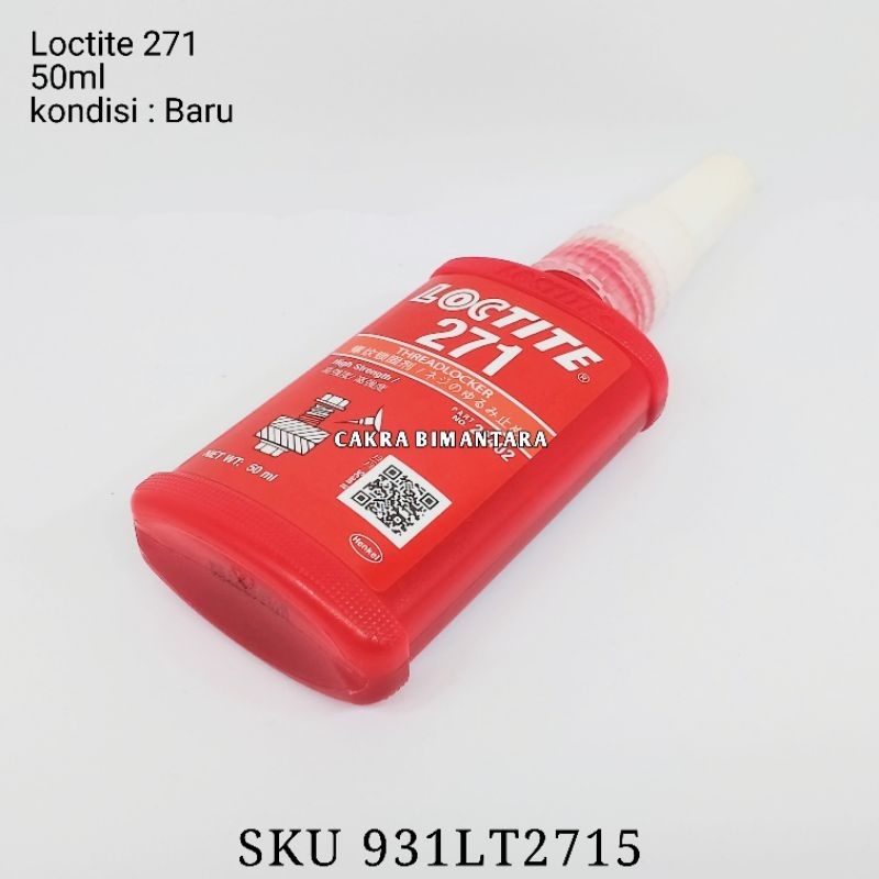 Jual LOCTITE 271 threadlocker lem baut mur 50ml Lem serbaguna ...