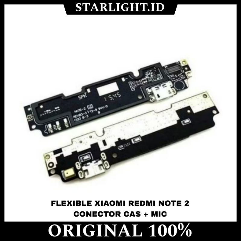 Jual FLEXIBLE FLEKSIBEL BOARD KONEKTOR CONNECTOR CHARGER PAPAN CAS ORI+IC XIAOMI REDMI NOTE 2 ...