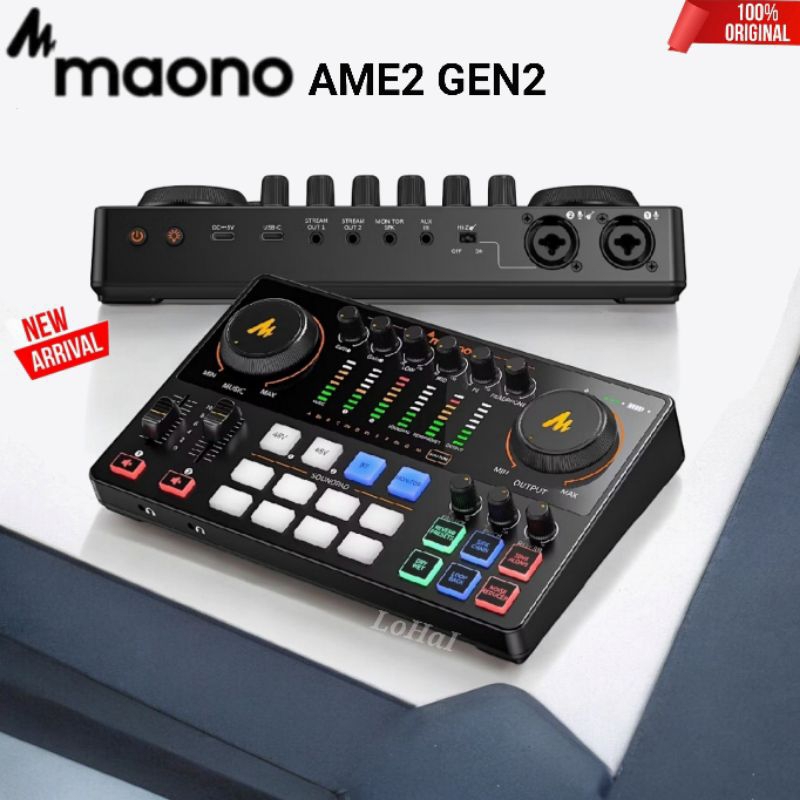 Jual MAONO AME2 E2 GEN2 Soundcard Podcast Console Live Streaming ...