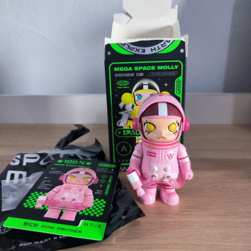 Jual POPMART - Mega Space Molly V2 100% (Pink Panther) | Shopee Indonesia