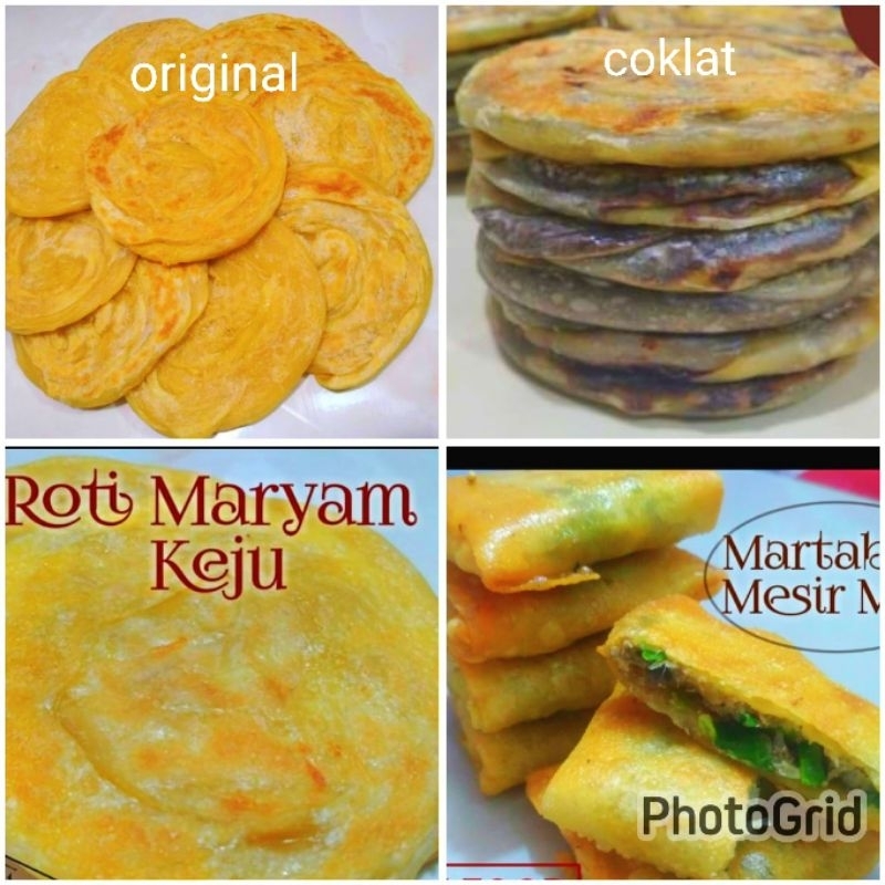Jual Roti maryam original/roti maryam premium/roti cane premium/roti ...