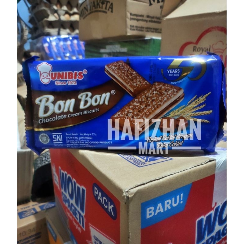 Jual UNIBIS BON BON COKLAT CREAM 200GR | Shopee Indonesia