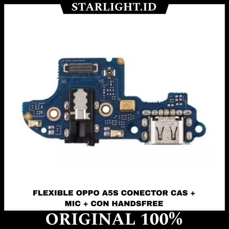 Jual FLEXIBLE FLEKSIBEL BOARD KONEKTOR CONNECTOR CHARGER PAPAN CAS ORI+IC OPPO A5S | Shopee ...