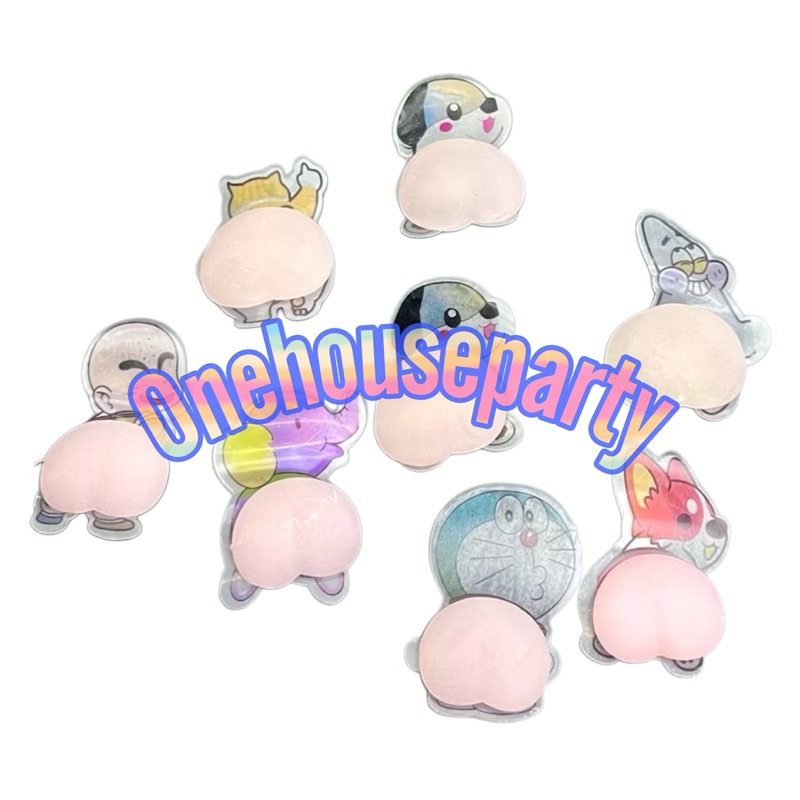 Jual Stiker pantat kenyal lucu sticker silikon kenyal kenyal Untuk ...