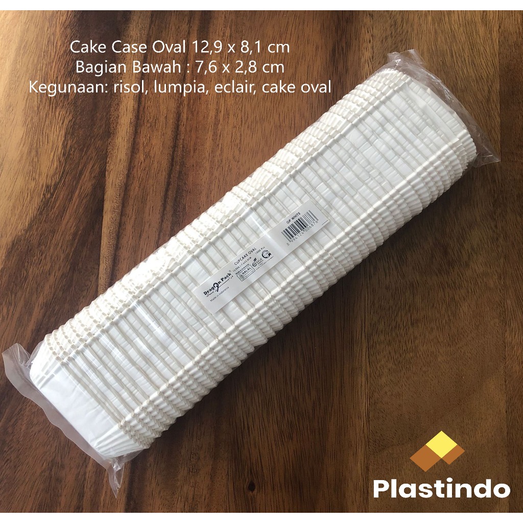 Jual Cake Case Oval Eclair Risol Putih | Kertas Alas Risol | Cup Kue ...
