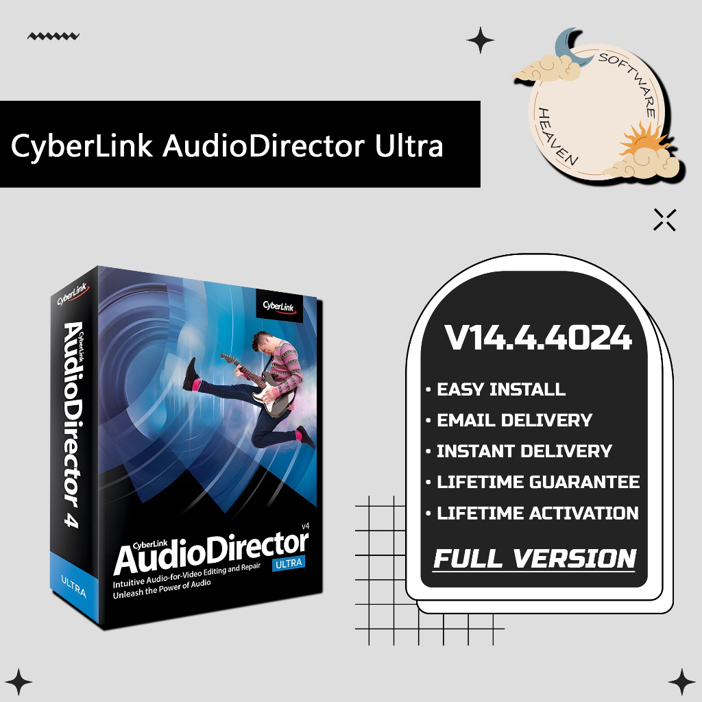 Jual CyberLink AudioDirector Ultra 2024 v14.4.4024.0 Full Version (Versi Terbaru) | Shopee Indonesia