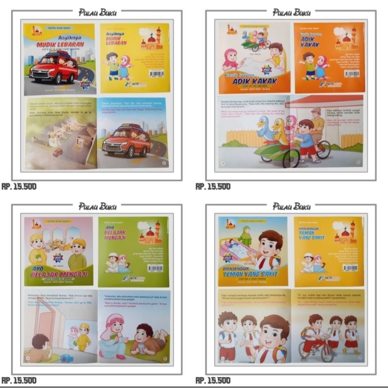 Jual Buku Cerita Anak, Cerita Asyik Mudik Lebaran , Cerita Kasih Sayang ...