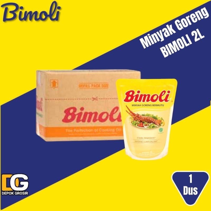 Jual Bimoli 2 Liter 1 Dus isi 6 Pouch | Shopee Indonesia