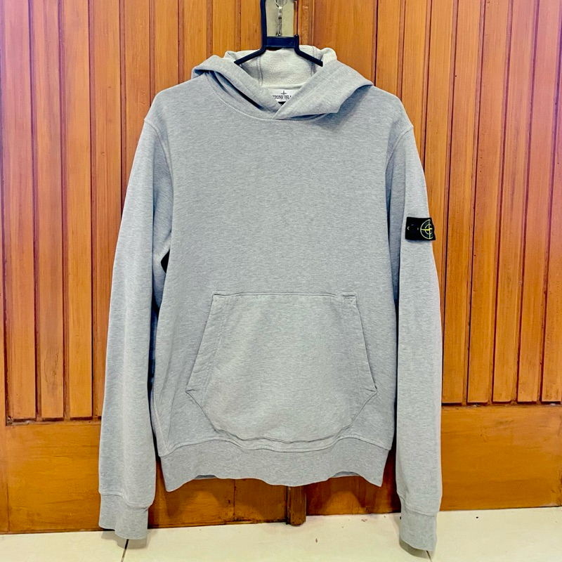Jual HOODIE STONE ISLAND GREY CLG RFID | Shopee Indonesia