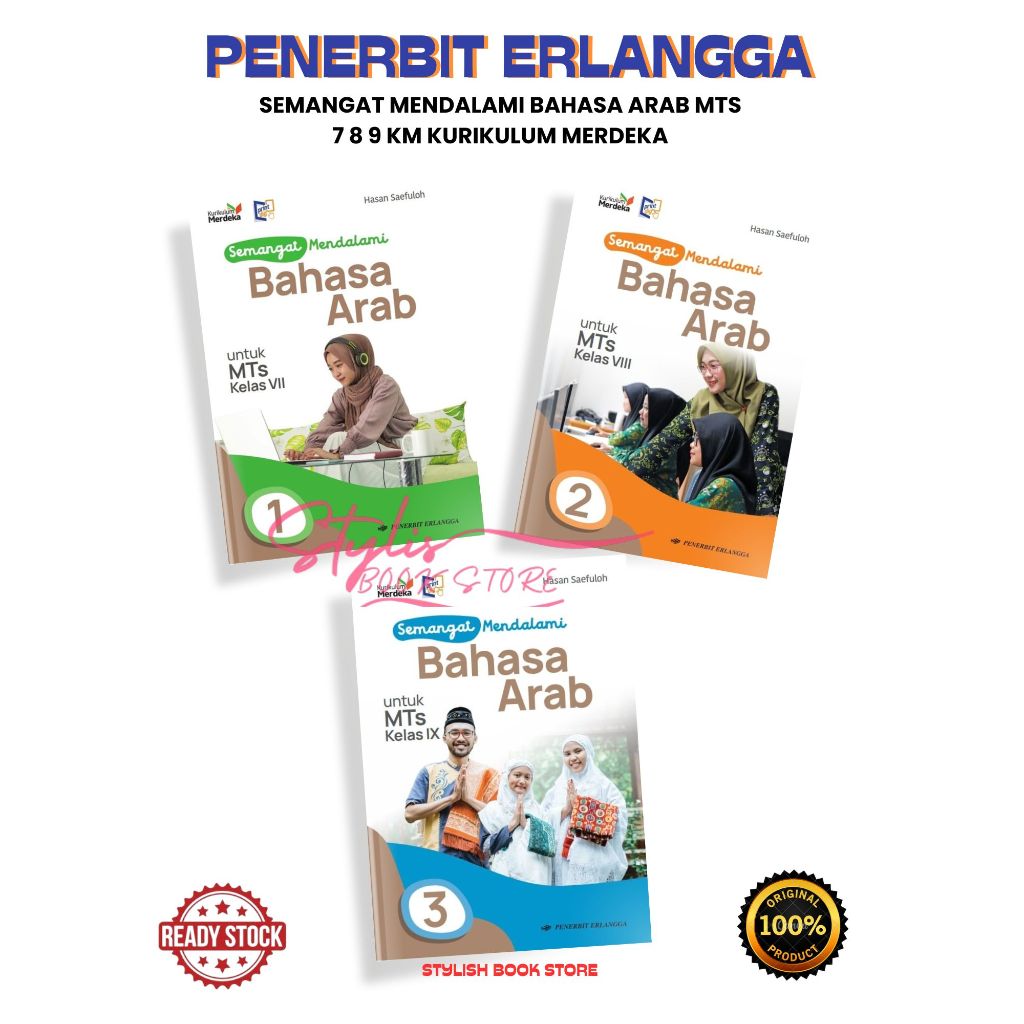 Jual BUKU PELAJARAN SEMANGAT MENDALAMI BAHASA ARAB MTS KELAS 7 8 9 ATAU KELAS 1 2 3 KM KURIKULUM ...