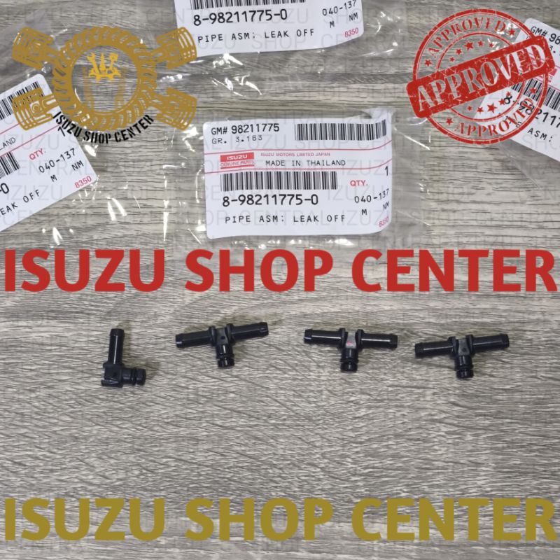 Jual PIPA LEAK NOZZLE INJEKTOR LETER L DAN T SET ISUZU DMAX MUX 4JJ 4JK ...