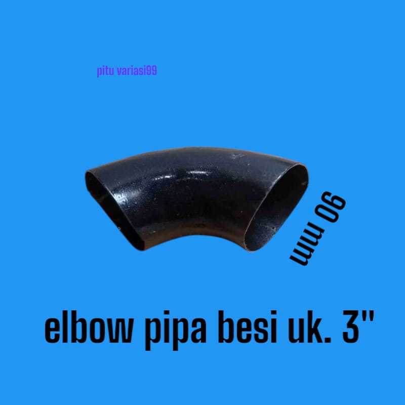 Jual Elbow besi pipa las uk 3 inch elbo Lbow keni knee pipa las ...