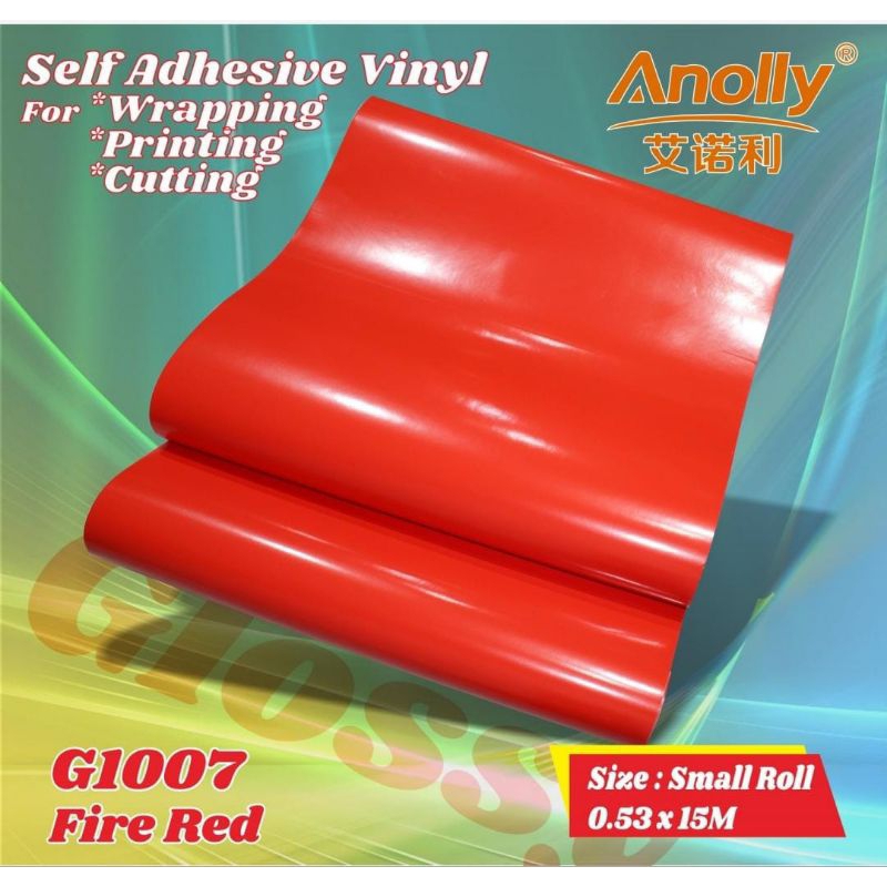 Jual HPL STIKER MERAH API/HPL STIKER MERAH GLOSSY/HPL STIKER POLOS/HPL ...