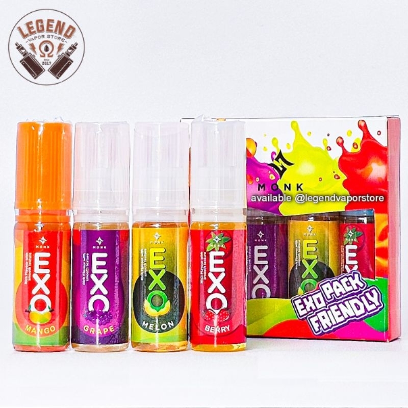 Jual SALT NIC - LIQUID EXO PACK FRIENDLY 15ML X 4 3MG AUTHENTIC ...