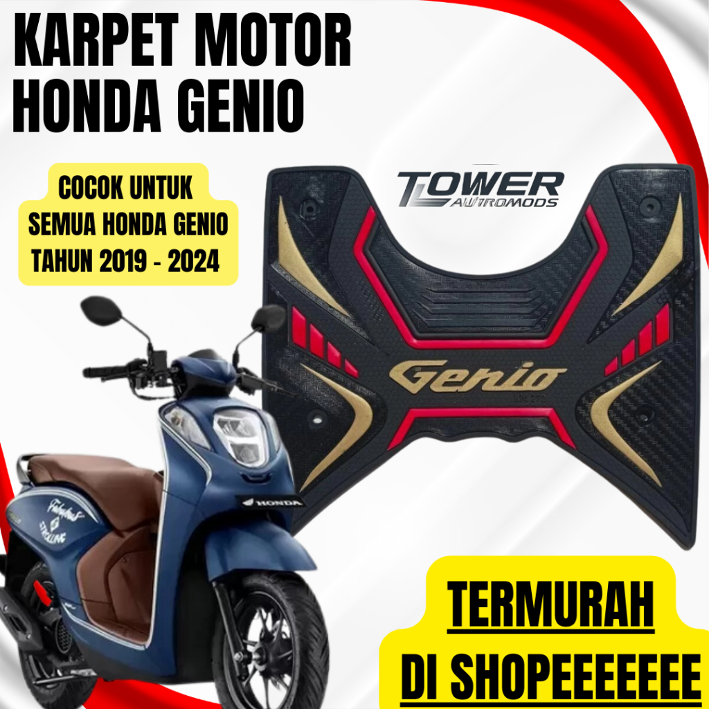 Jual Karpet Honda Motor Genio Tahun 2019 - 2024 Awet Nyaman & Bahan ...