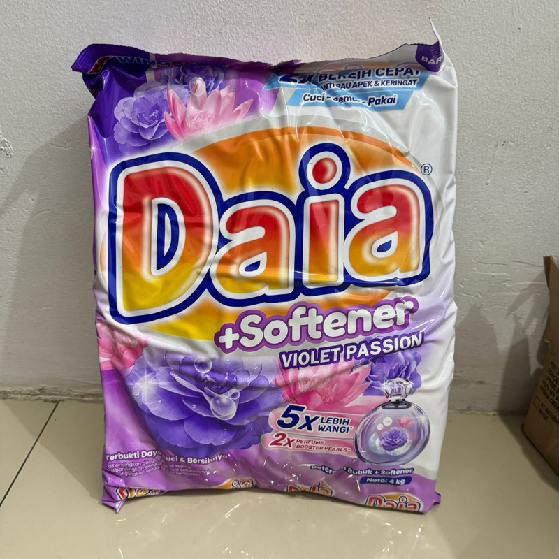 Jual Daia Deterjen Bubuk Violet 4 kg | Shopee Indonesia