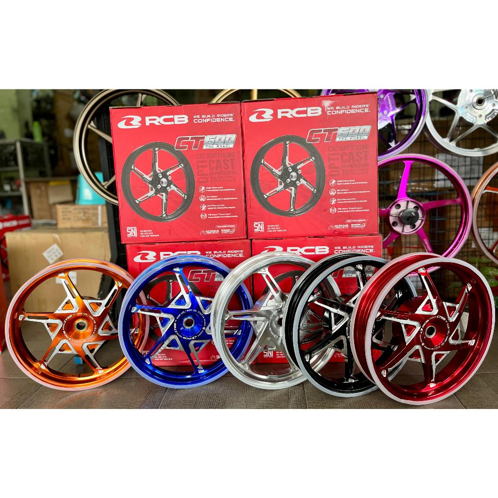 Jual Velg RCB Model CNC RIM CT600 Untuk Click125/Vario150 14X185/215 ...