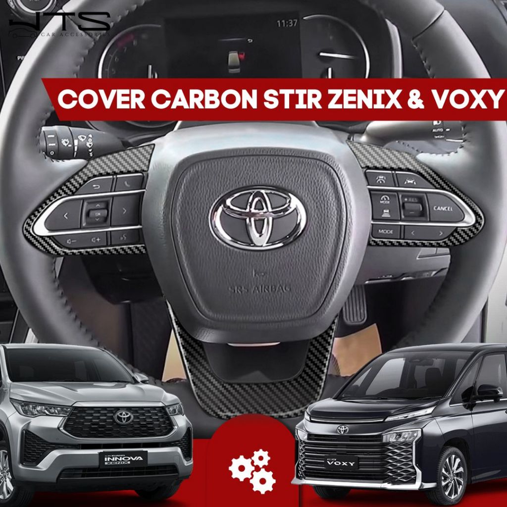Jual Cover Carbon Panel Stir Toyota Innova Zenix dan Toyota Voxy ...