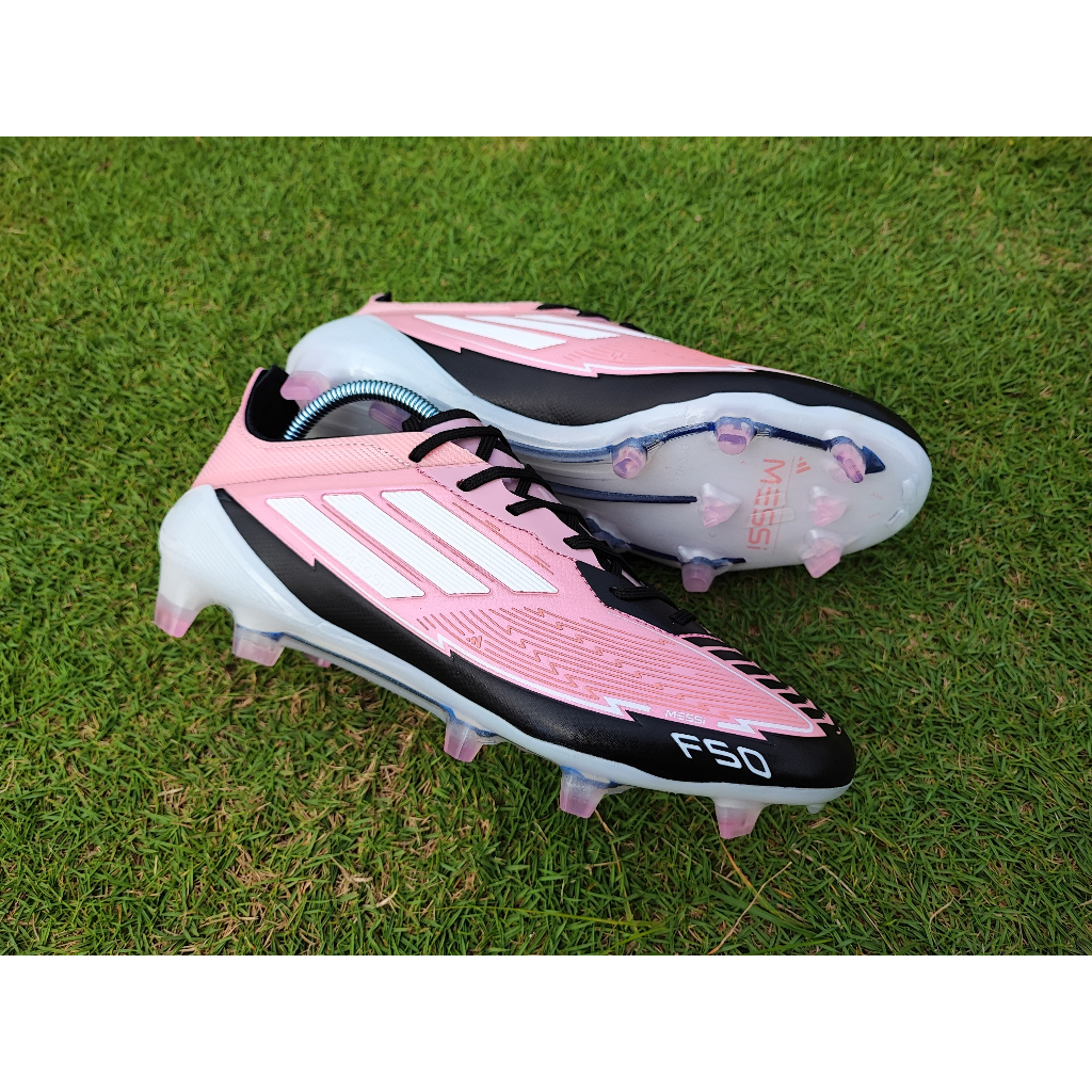 Jual Sepatu Bola Adidas F50 x Messi Inter Miami Elite FG - Light Pink ...