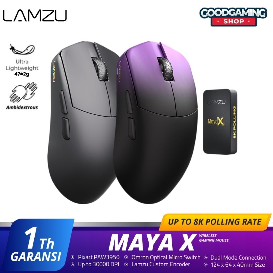 Jual LAMZU MAYA X Gaming Mouse | Shopee Indonesia