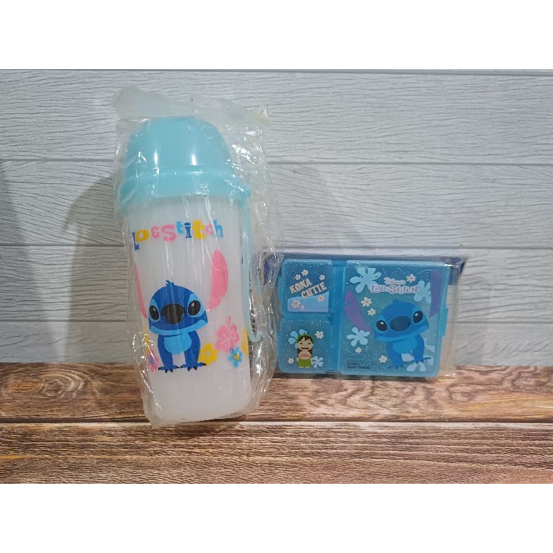 Jual Disney's Lilo & Stitch Set Botol Minum & Plastic Container ...