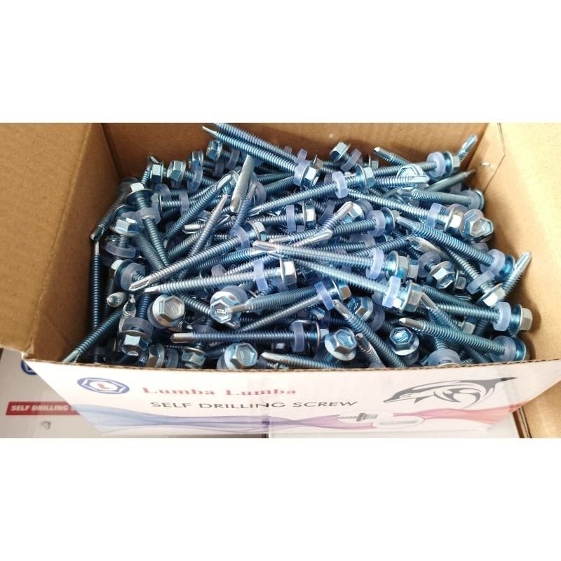 Jual DRILING 12 X 50 LUMBA / SCRUP SPANDEX 5 CM DRILLING SCREW PER 1 ...