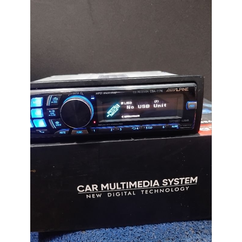 Jual Head Unit Alpine CDA177E built processor | Shopee Indonesia