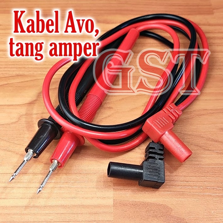 Jual Kabel Multitester tang ampere cable probe avometer avo amper merah ...